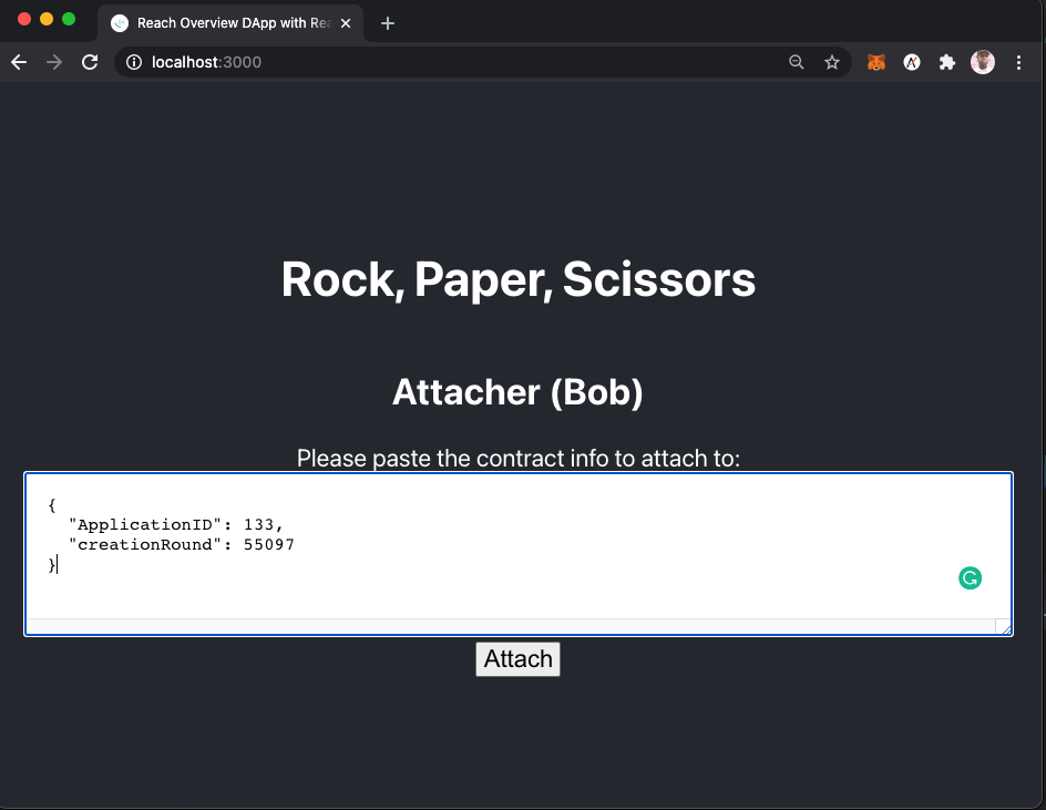 Algorand Blockchain Development Using Reach Part 7 Reactjs Front 2564